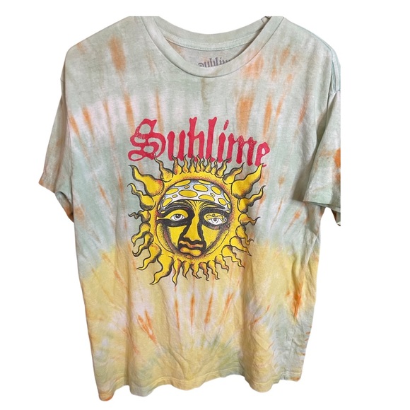 Vintage | Shirts | Sublime Tie Dyed Retro Tshirt 4 Oz To Freedom Cali ...
